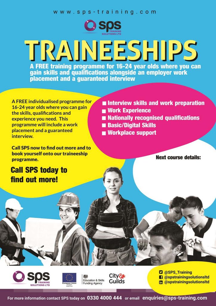 Traineeship Expansion - SPS Training Solutions