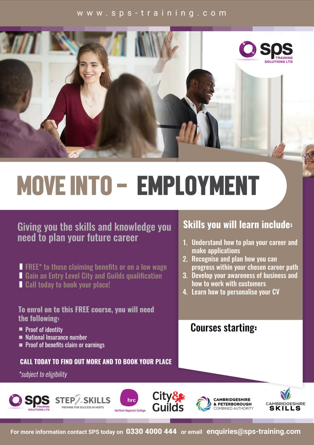 SPS Course Flyers - SPS Training Solutions