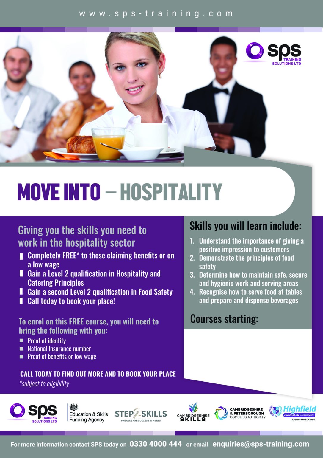 SPS Course Flyers - SPS Training Solutions