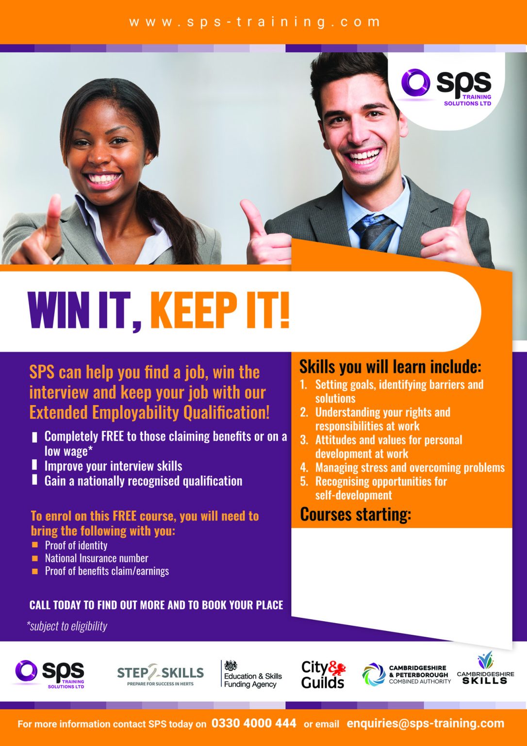 SPS Course Flyers - SPS Training Solutions