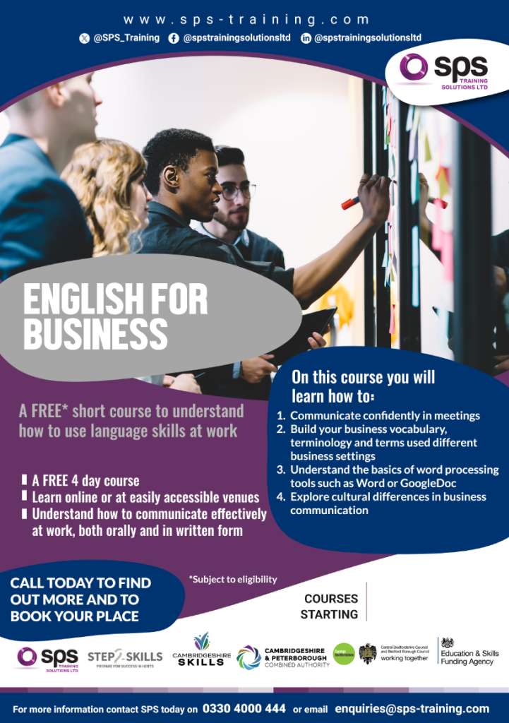 SPS Course Flyers - SPS Training Solutions
