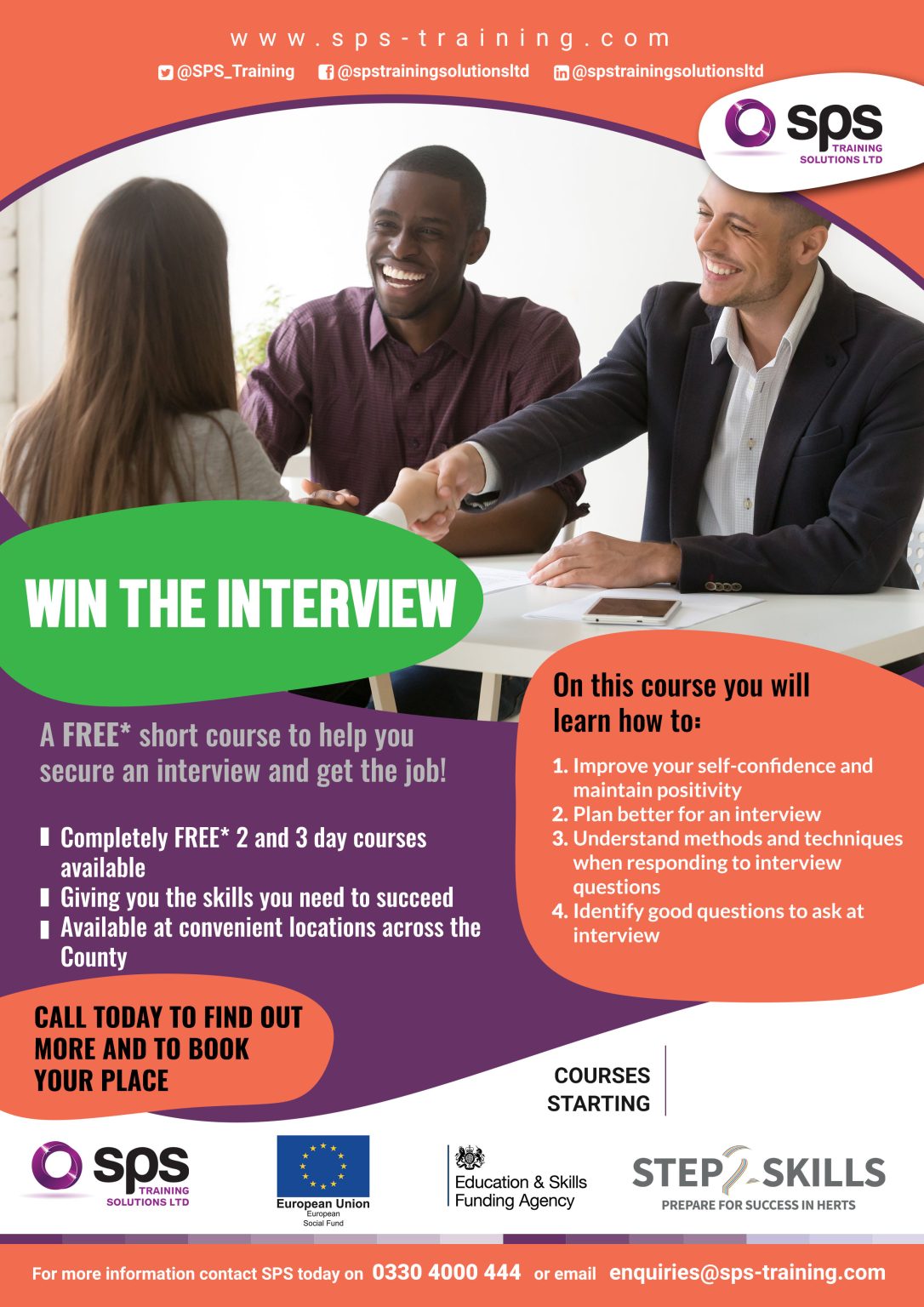 SPS Course Flyers - SPS Training Solutions
