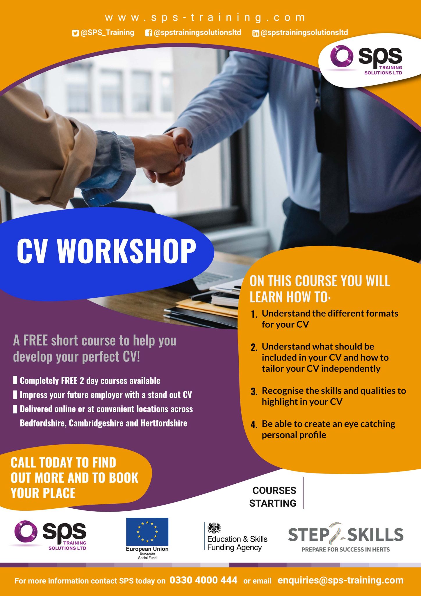 SPS Course Flyers - SPS Training Solutions