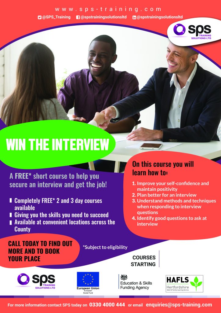 SPS Course Flyers - SPS Training Solutions